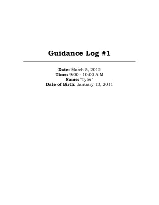 Reflective practice logs template | DOCX