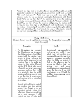 Reflective practice logs template | DOCX