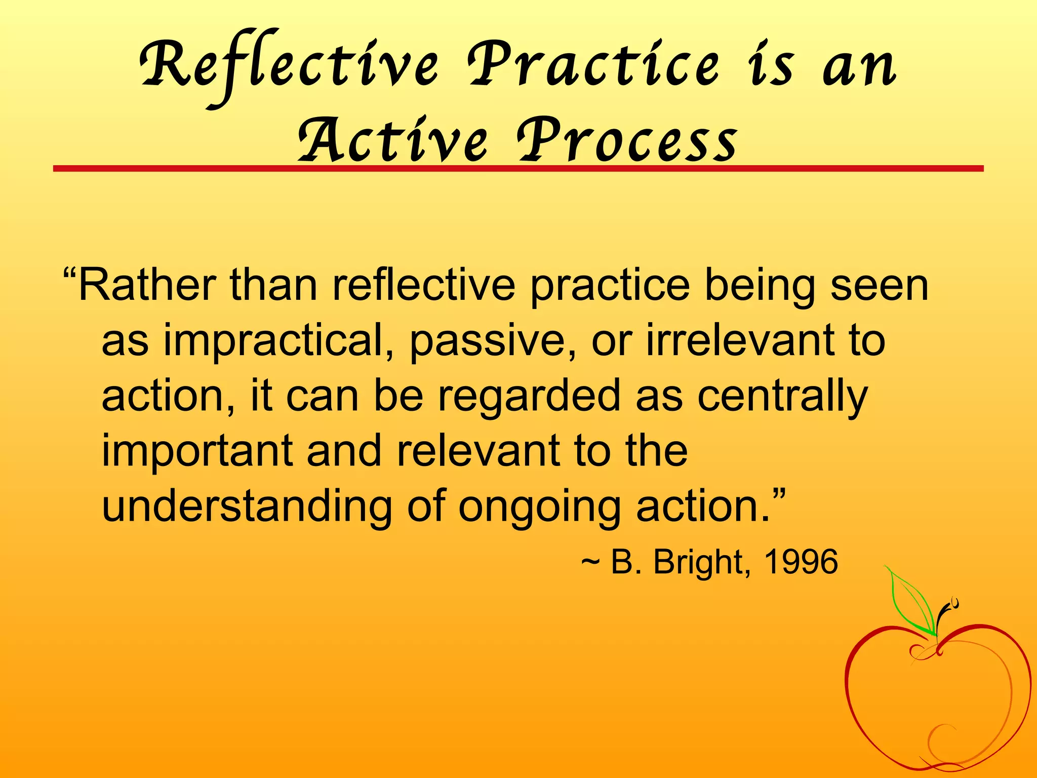 Reflective Practice Presentation | PPT