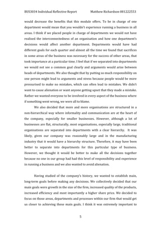 Reflective report | DOCX