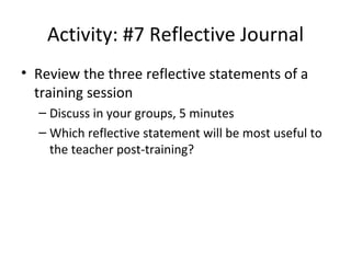 Reflective strategies | PPT