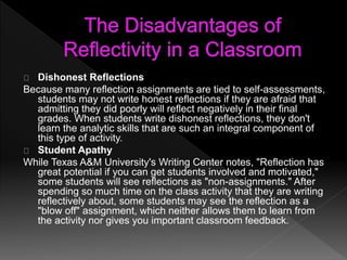 Reflective teaching by Anjanette Penillos | PPTX