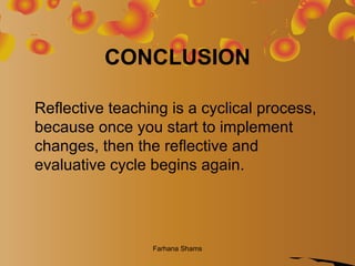 Reflective teaching | PPT