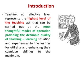 Reflective Teaching | PPTX