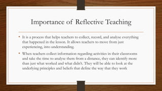 Reflective teaching | PDF