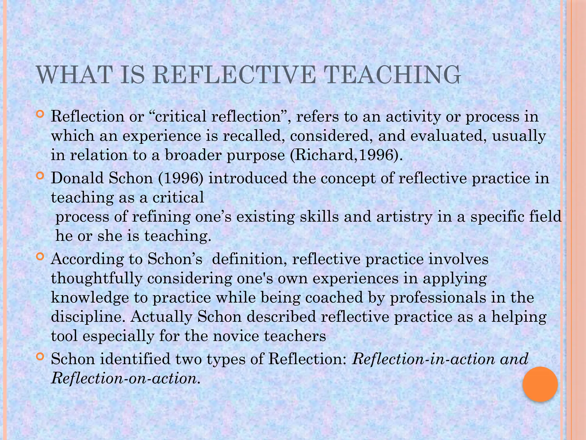 Reflective Teaching bed paper important notes .pptx