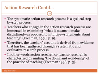 Reflective Teaching and Action Research | PPTX