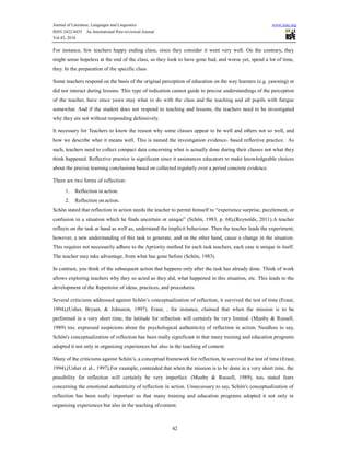 Reflective teaching as a practical approach | PDF