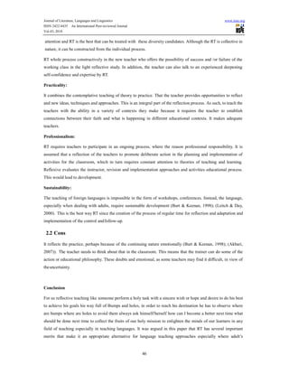 Reflective teaching as a practical approach | PDF