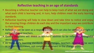 Reflective teaching as innovative approach ppt | PPTX