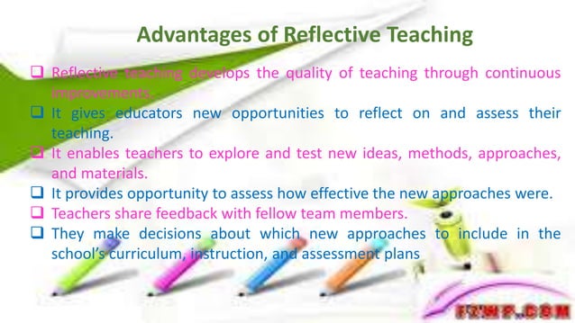 Reflective teaching as innovative approach ppt | PPTX
