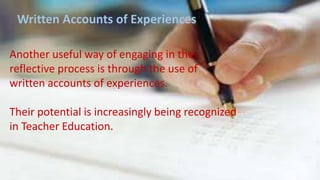 Reflective teaching as innovative approach ppt | PPTX