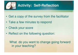 Reflective Teaching Practices | PDF