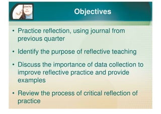Reflective Teaching Practices | PDF