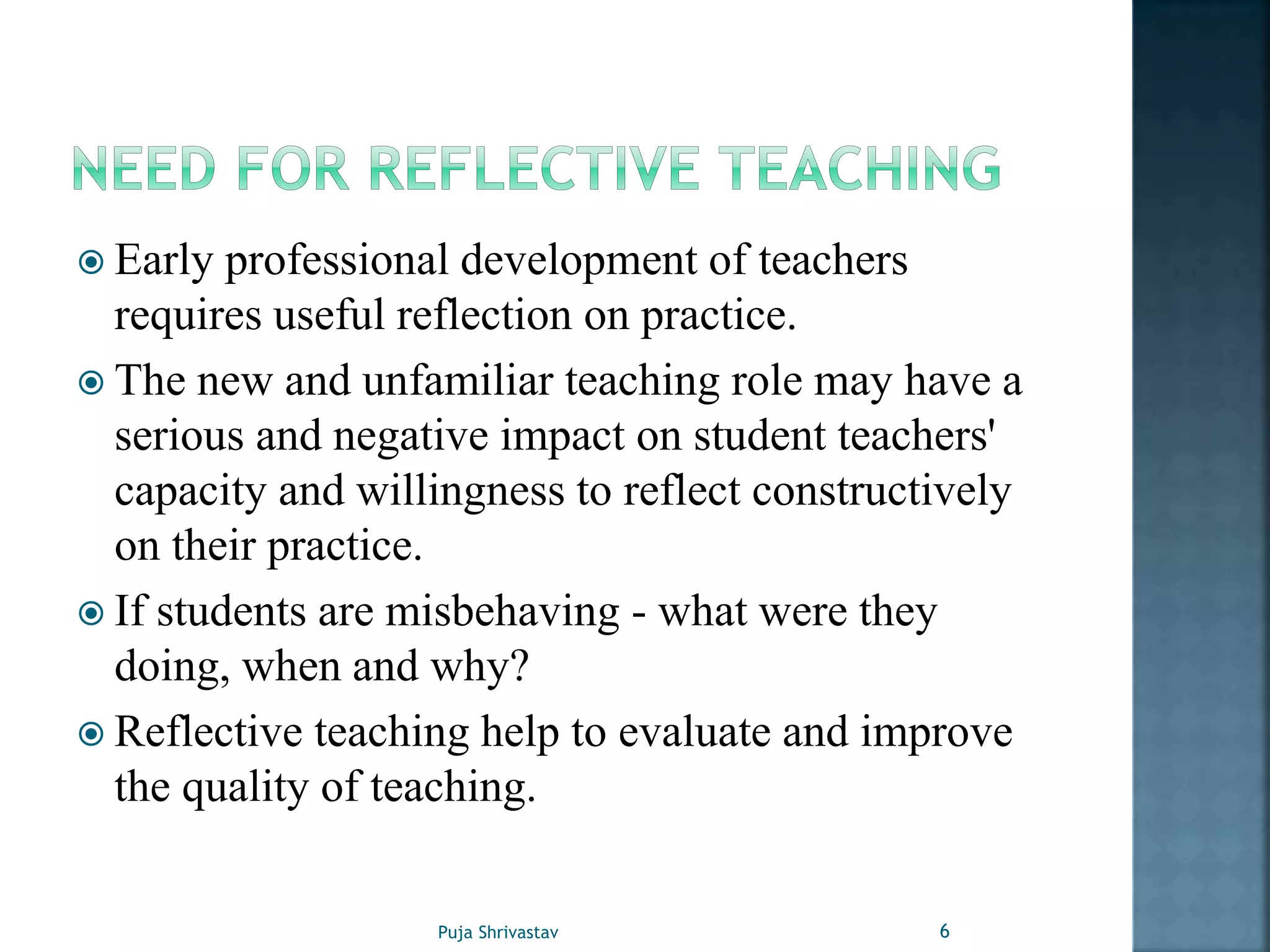 Reflective Teaching | PPTX