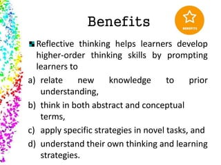 Reflective thinking/teaching | PPT