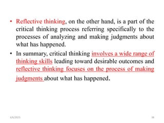 Reflective Thinking and Reflective practice - Copy.ppt