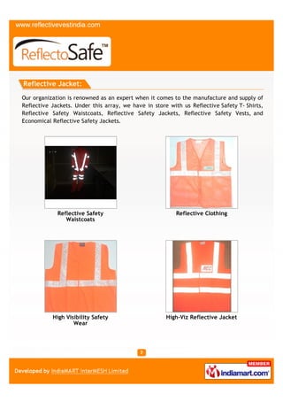 Reflectosafe, Mumbai, Safety Clothing | PDF