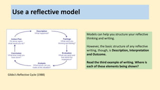 Reflective writing | PPTX