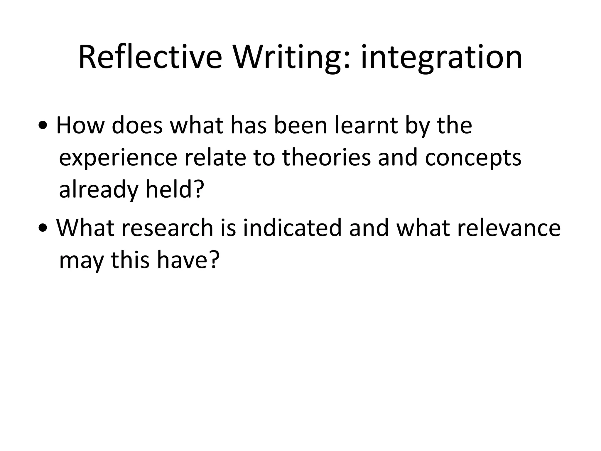 reflective writing - powerpoint.ppt