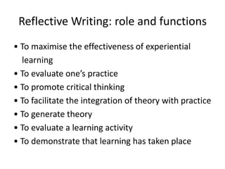reflective writing - powerpoint.ppt