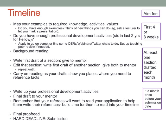 Reflective writing for HEA fellowship for librarians | PPTX ...