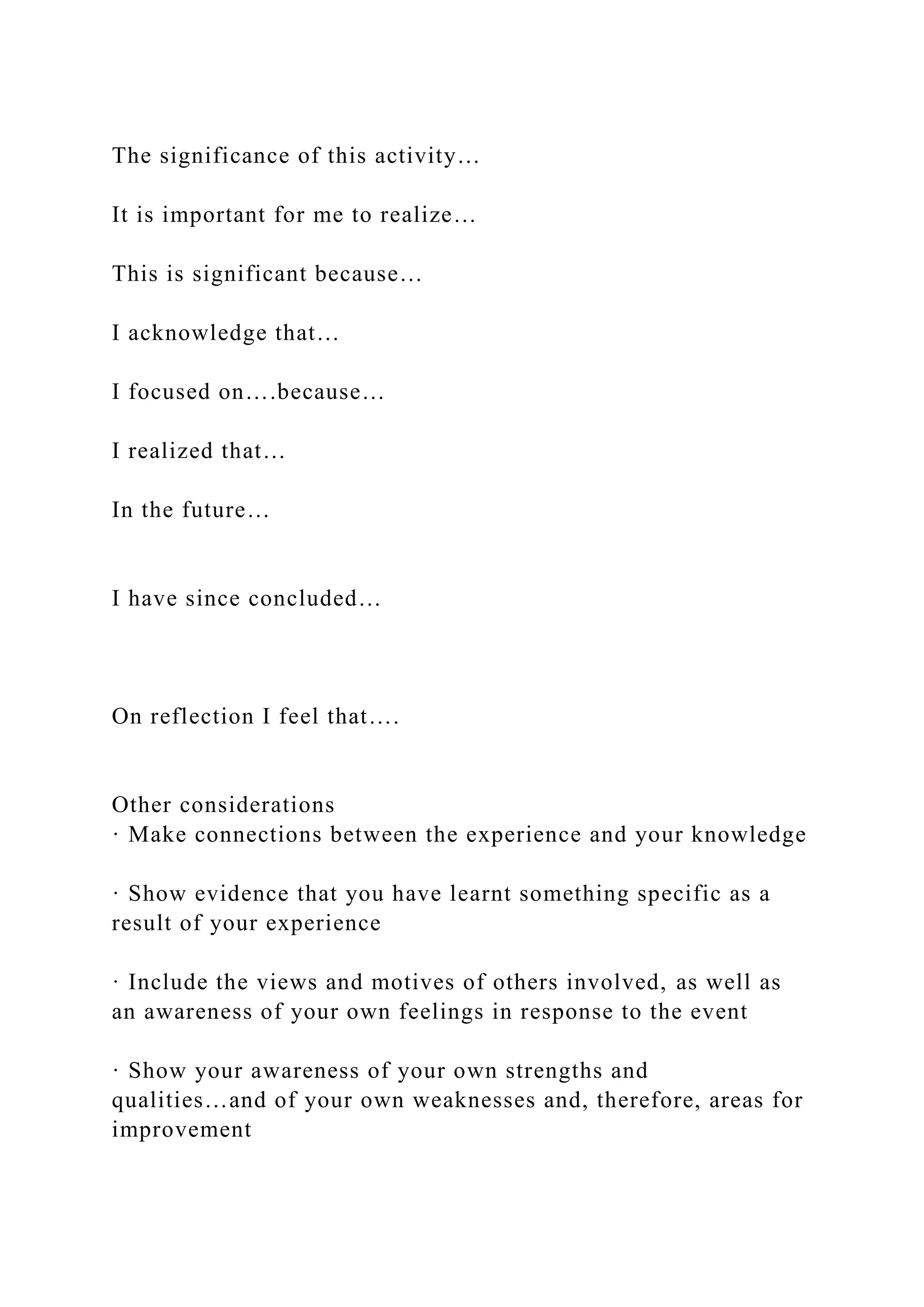 Reflective Writing Help GuideCan you give me some examples of .docx