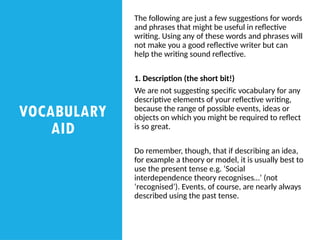 Reflective writing skills (1).pptxqsqqqqsqsqq | PPT