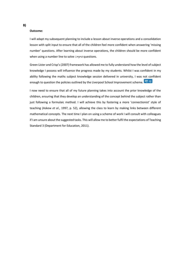 Reflective writing worksheet | DOCX | Educational Assessment | Education