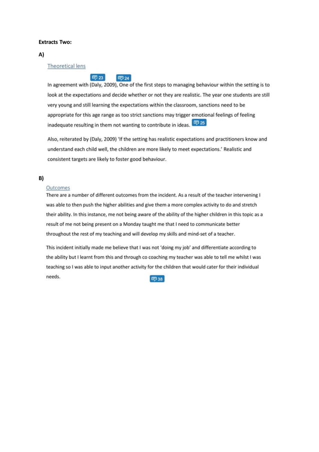 Reflective writing worksheet | PDF
