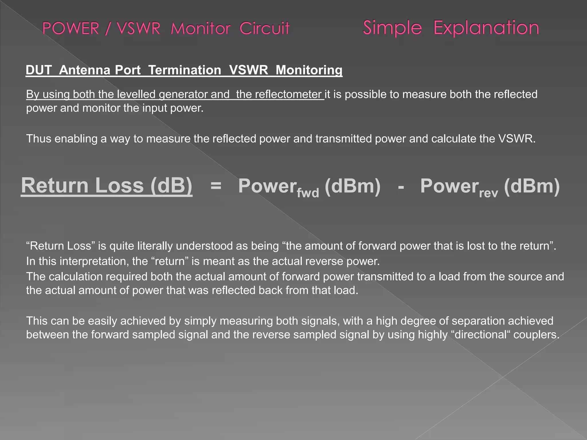 Reflectometer Product Cal/Test Signal Simulation | PPT