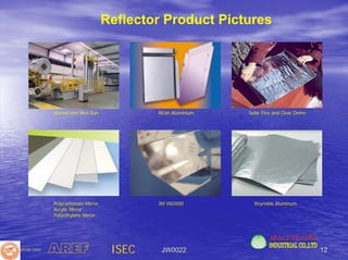 Solar Thermal Reflector Comparison | PDF