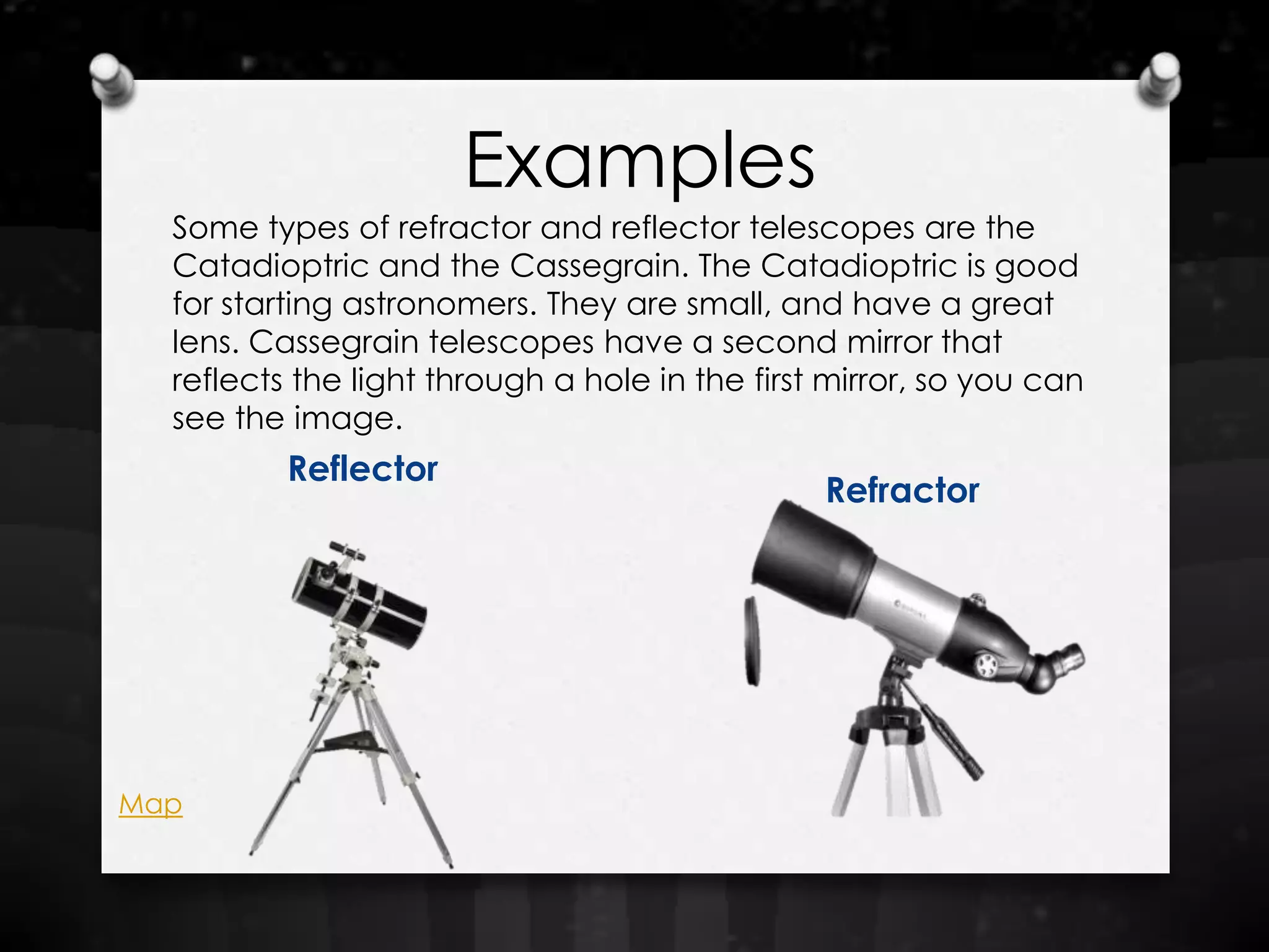 Reflector & refractor telescopes chloe's edits | PPT