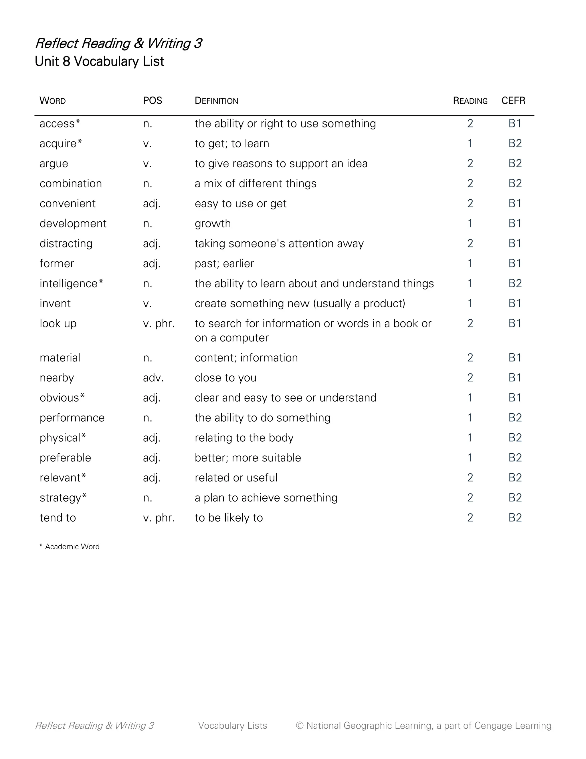 Reflect 6 (reading and writing) Secondary | PDF