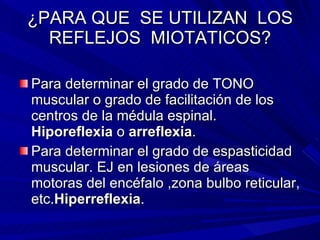 Reflejos | PPT