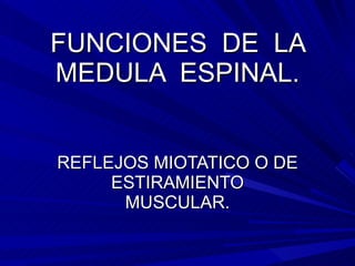 Reflejos | PPT