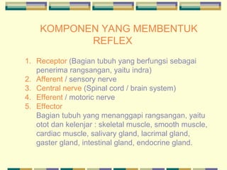 PERISTIWA REFLEKS, GERAKAN PADA MANUSIA.ppt