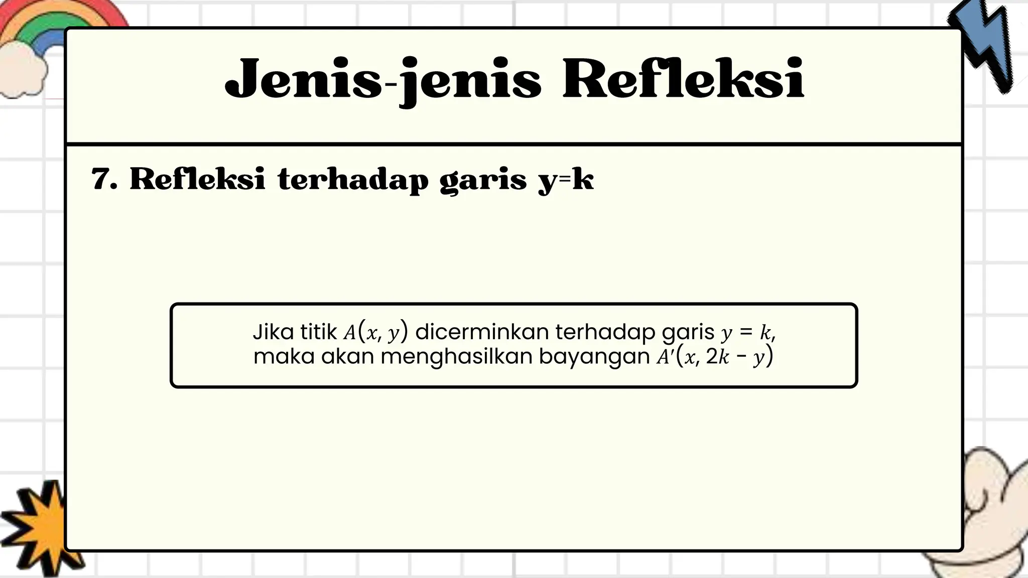 PPT Refleksi Pencerminan Matematika Kelas 11 SMK | PPTX