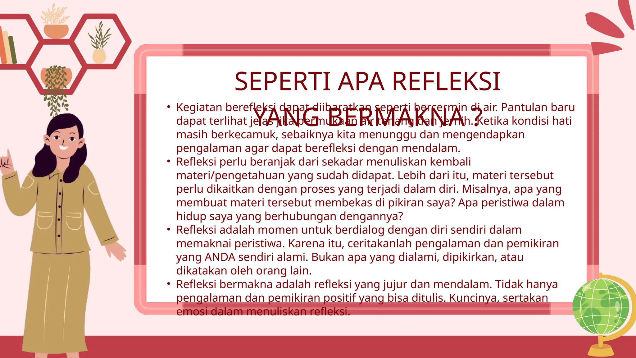 REFLEKSI Model 4P Peristiwa, Perasaan, Pembelajaran, Penerapan | PPTX