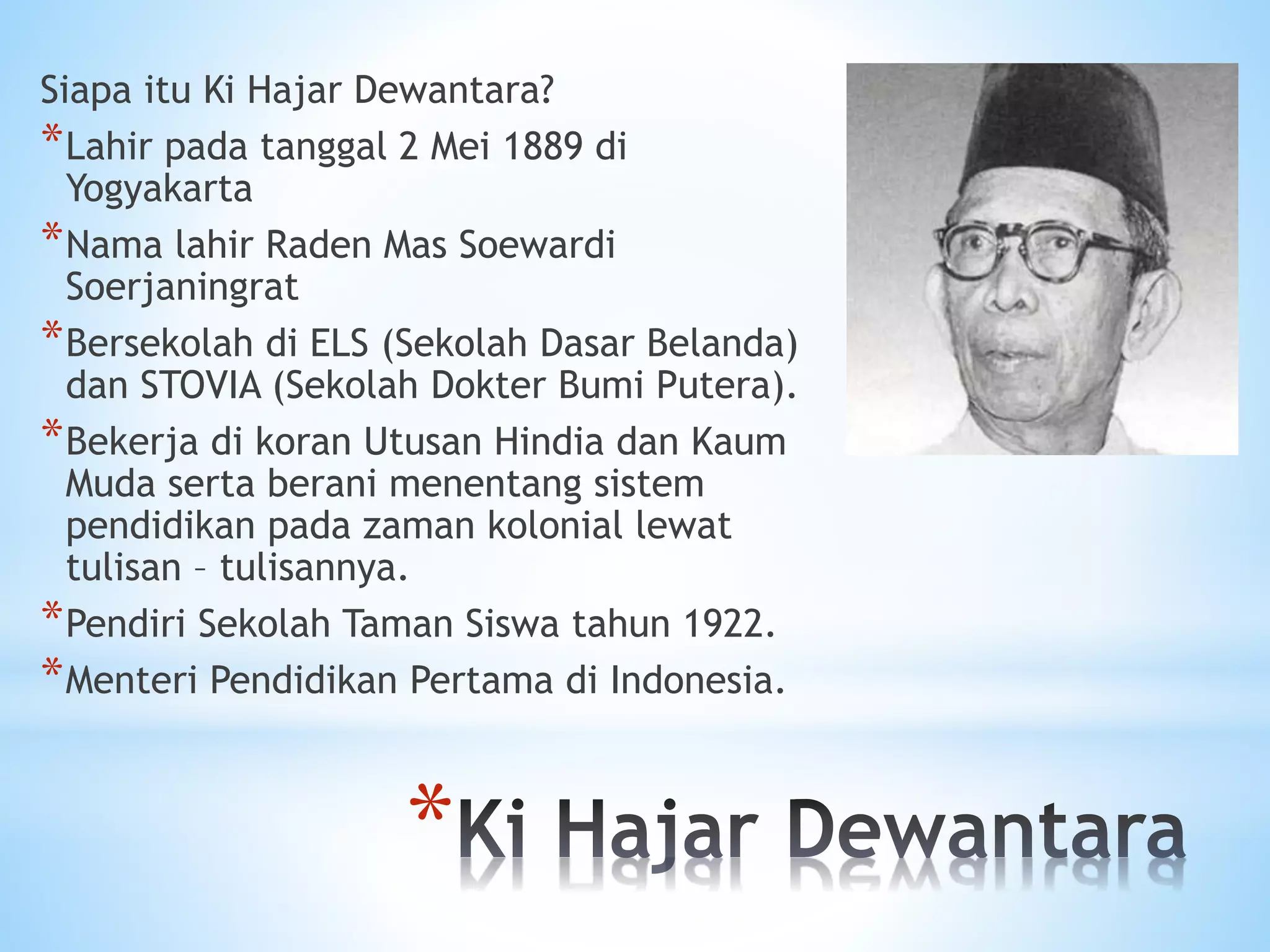 Refleksi Filosofi Pendidikan Indonesia Ki Hadjar Dewantara | PPTX
