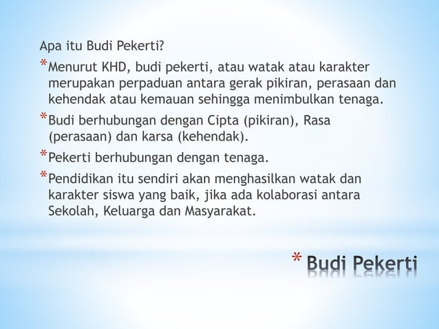 Refleksi Filosofi Pendidikan Indonesia Ki Hadjar Dewantara | PPTX
