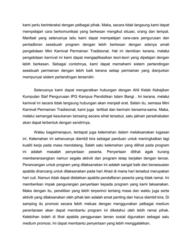 Refleksi group pj | PDF