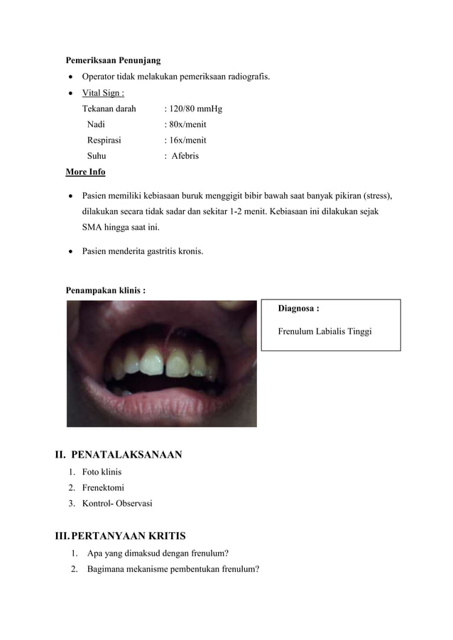 RESUS PERIO -FRENEKTOMI- | DOCX