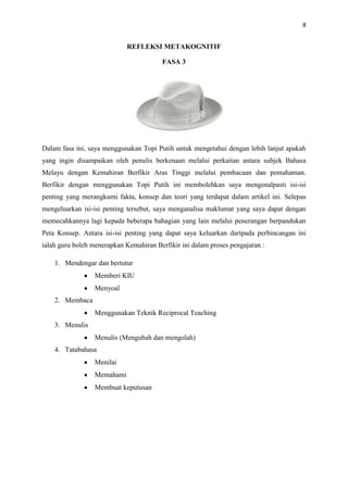 Refleksi Proses Metakognitif | DOCX