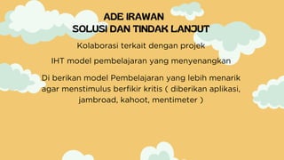 Refleksi Pembelajaran projek penguatan Profil Pelajar Pancasila | PDF