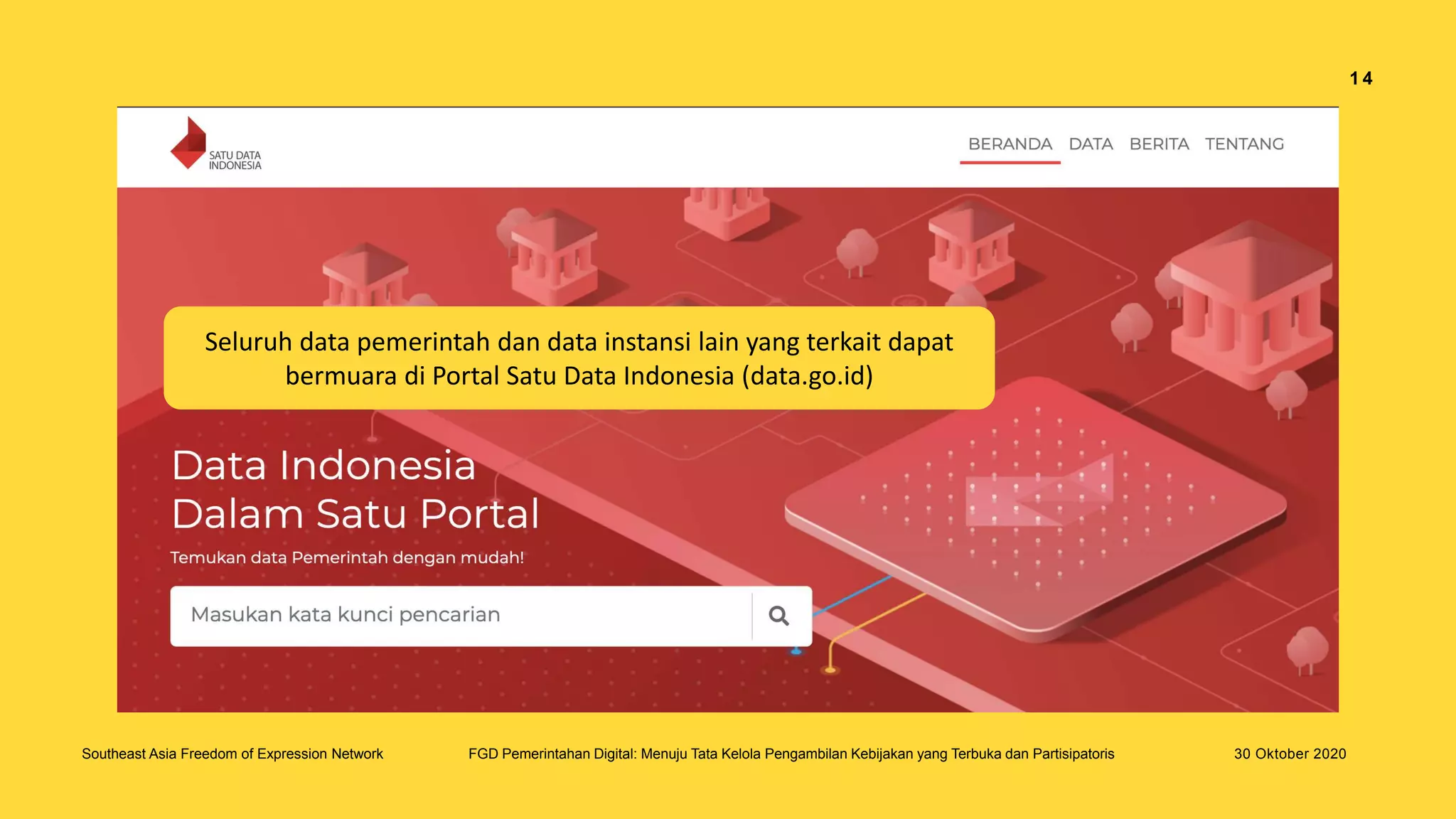 Refleksi pelaksanaan pemerintahan terbuka di indonesia | PPTX