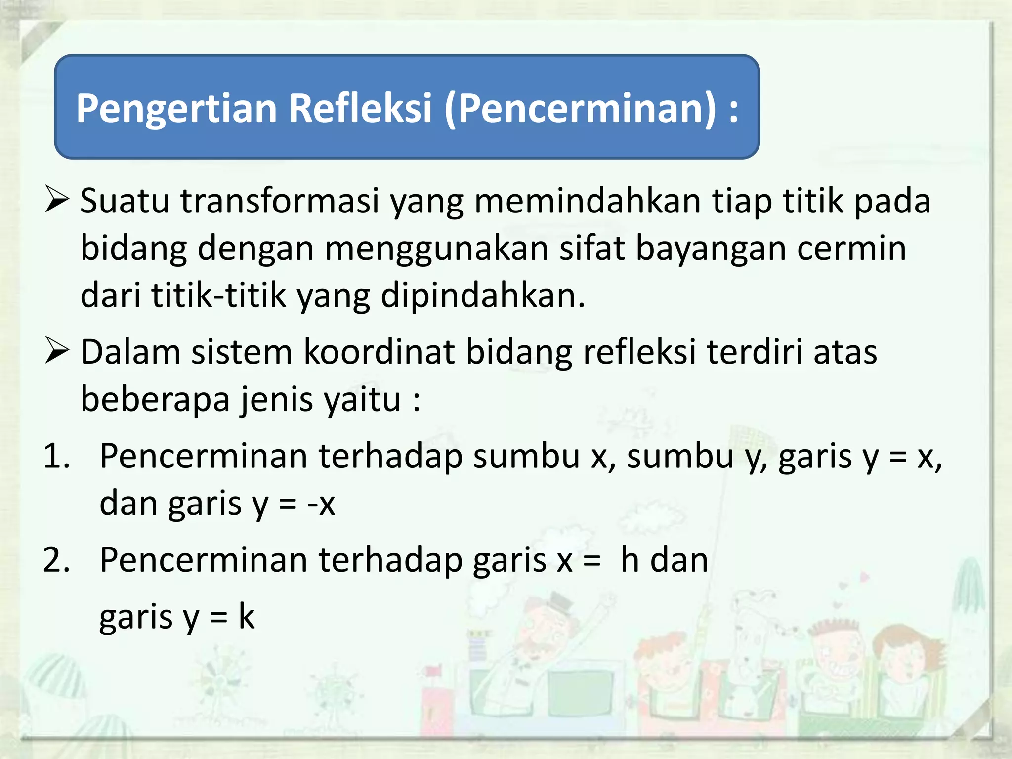 Refleksi (pencerminan) | PPTX