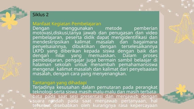 Refleksi Rencana Aksi Siklus 1 dan Siklus 2 (2).pptx