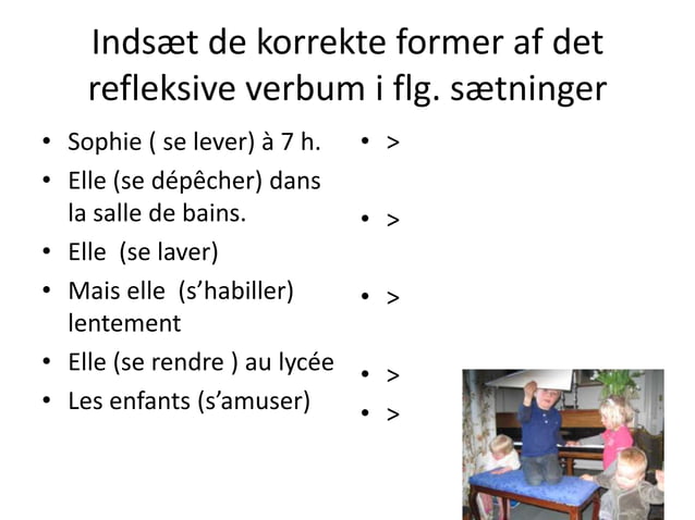 Refleksive verber | PPT