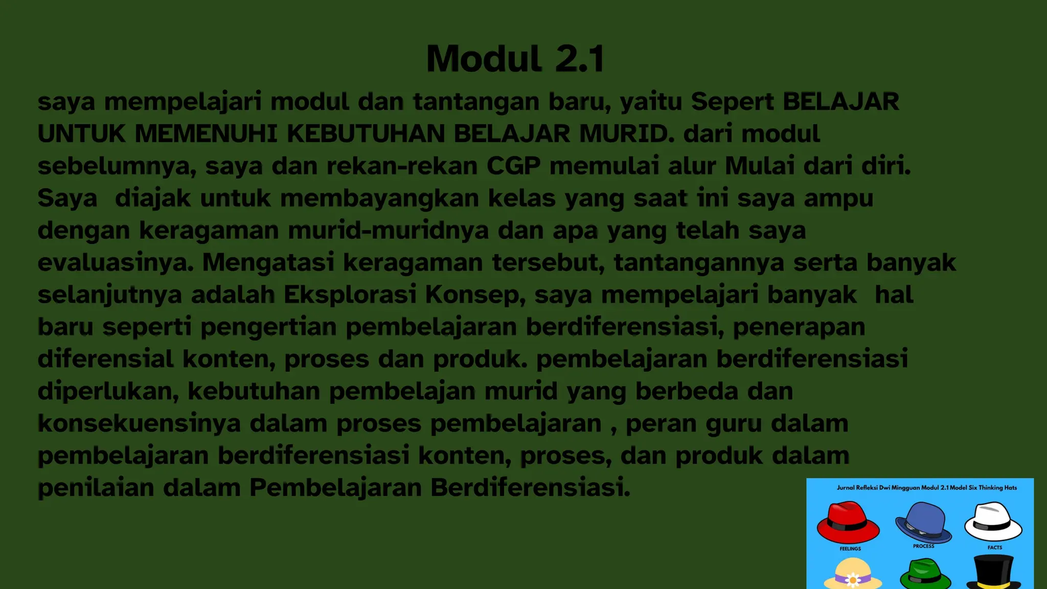Reflesi Modu 1.4. Dwimingguan Budaya positif | PPT
